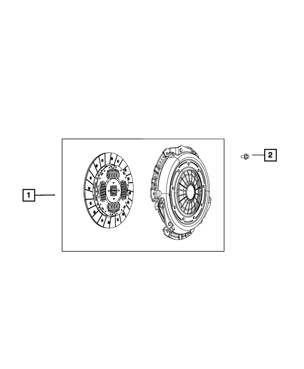 2018-2026 Jeep Pressure Plate And Disc Clutch Kit 68273845AD | My Mopar ...