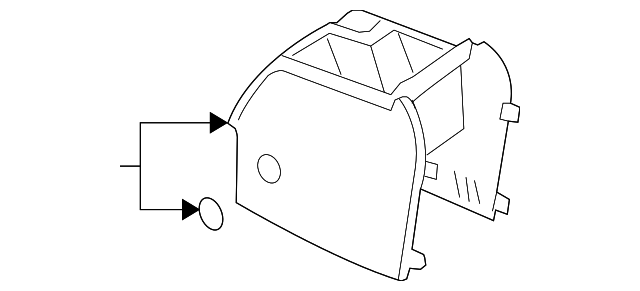 2006-2008 Volkswagen Rear Console 1K0-863-323-B-71N | VW Direct Auto Parts