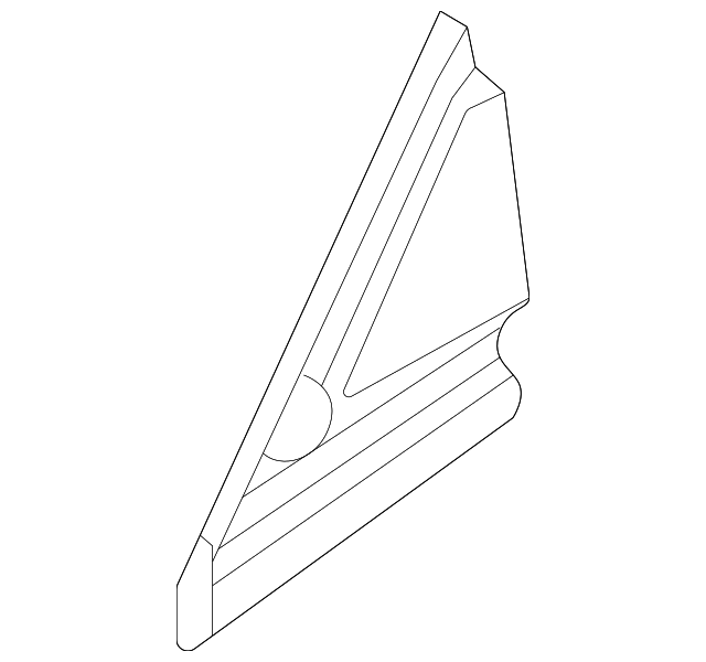 8Y0-867-368 - Corner Trim Seal 2022-2025 Audi | Audi OEM Parts Guy