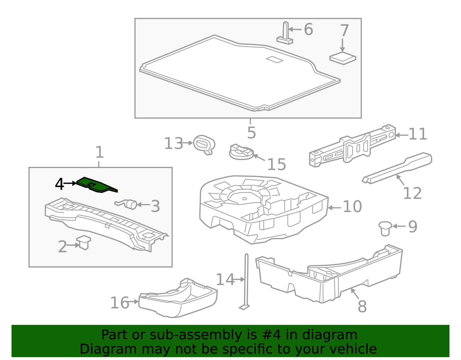 94522432 - Jet Black Liftgate Lock Striker Cover 2015-2022 GM | Gateway ...