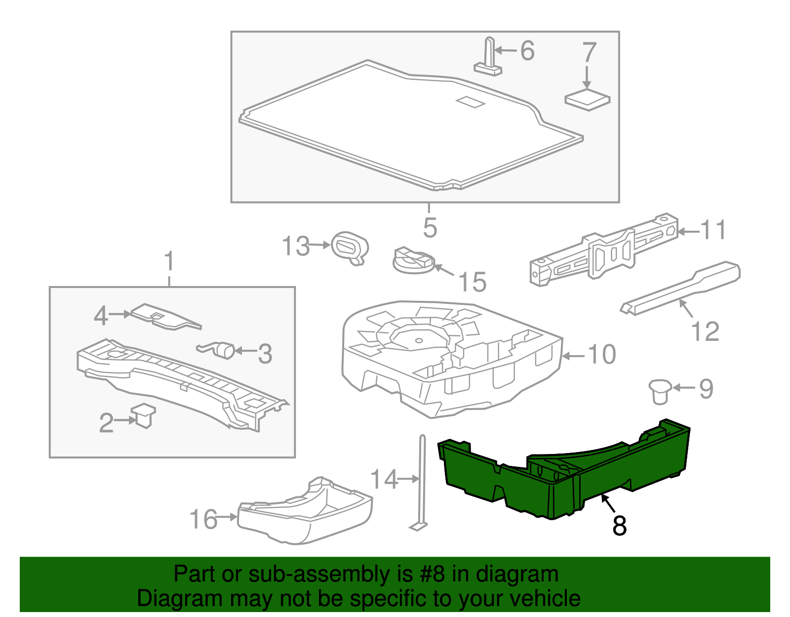 2015-2020 Chevrolet Trax Support Panel 42757784 | Shop Matick Buick GMC