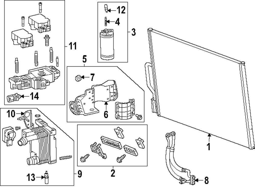 2024-2025 Chevrolet Equinox EV Cooler Assembly 86544684 | Shop Matick ...