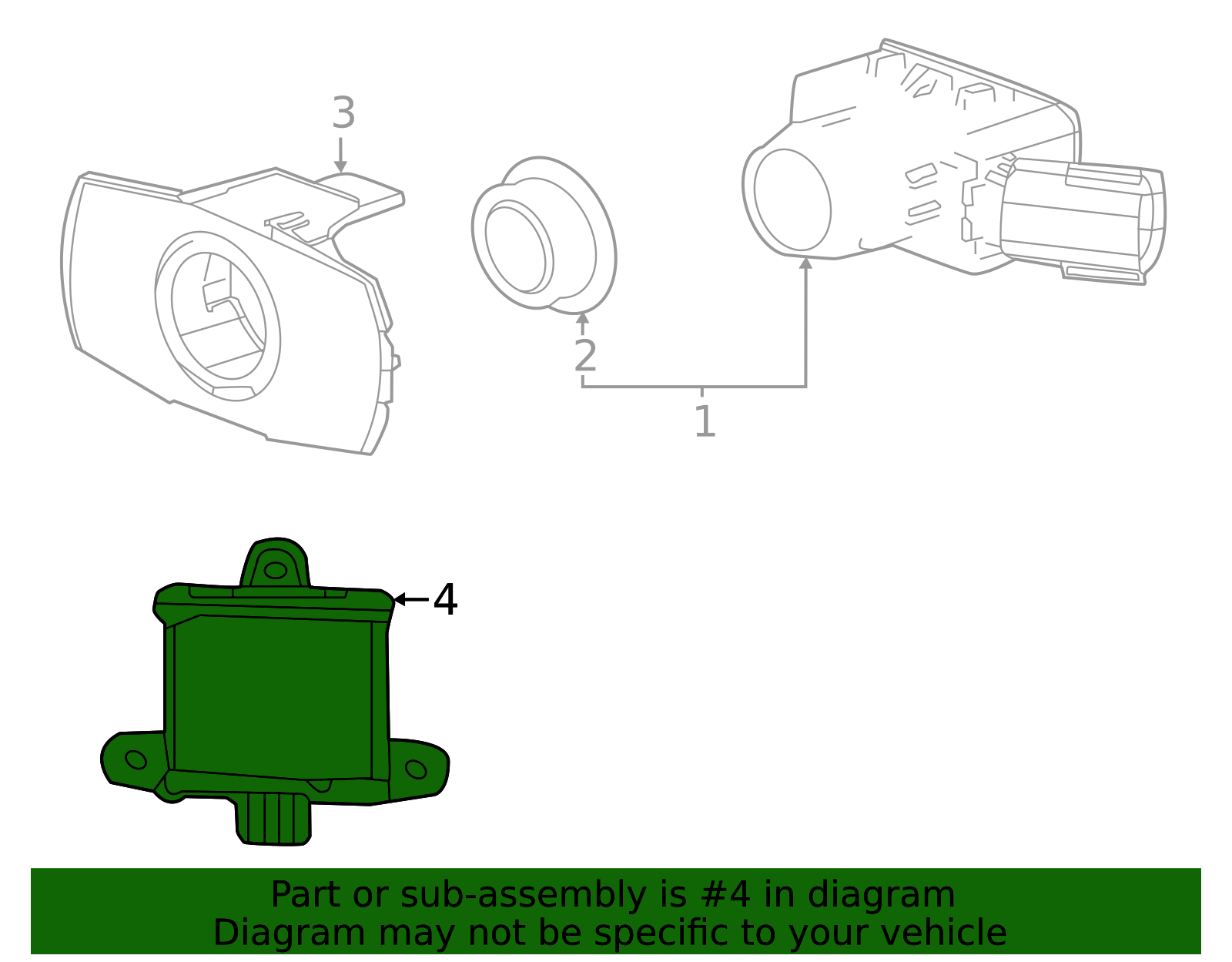 Genuine Official Toyota Blind Spot Radar part# 88162-62020 for 2021 ...