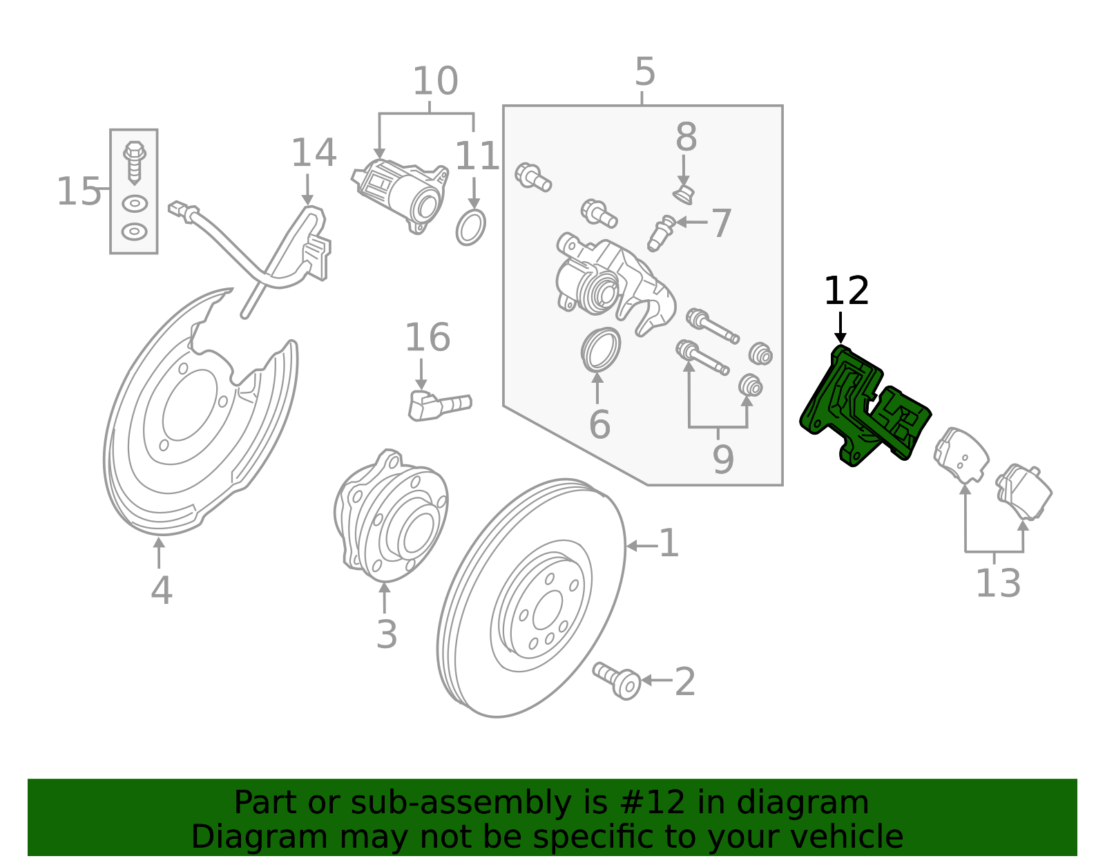 36012655 - High-Quality Disc Brake Caliper Bracket for 2019-2025 Volvo ...