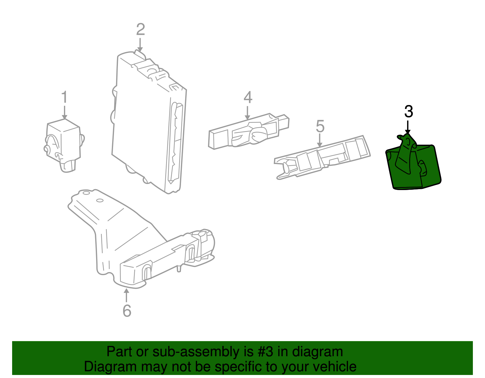 2010-2019 Toyota 4Runner Receiver 89740-35040 | Toyota Parts Center