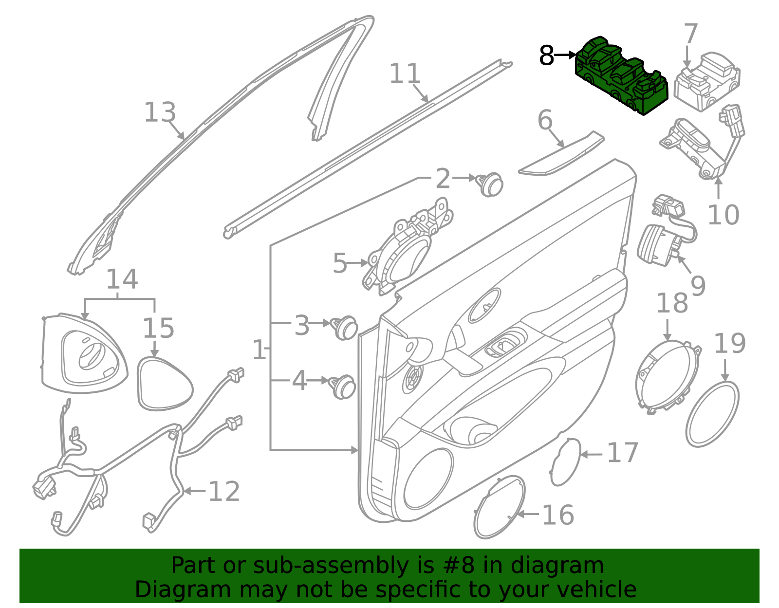Window Switch 93571-CU430-VCS | MotorMotor