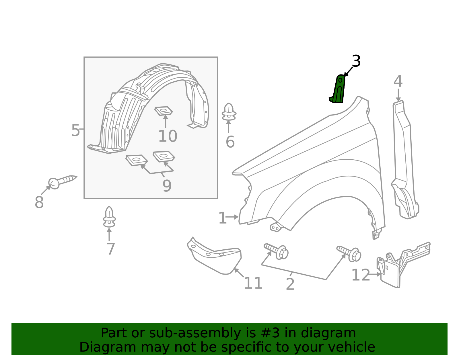 60262-SZA-A00ZZ - High-Quality Fender Bracket for AutoNation Parts