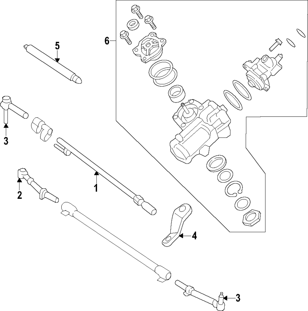 2023-2025 Ford Drag Link pc3z3304c | TascaParts.com