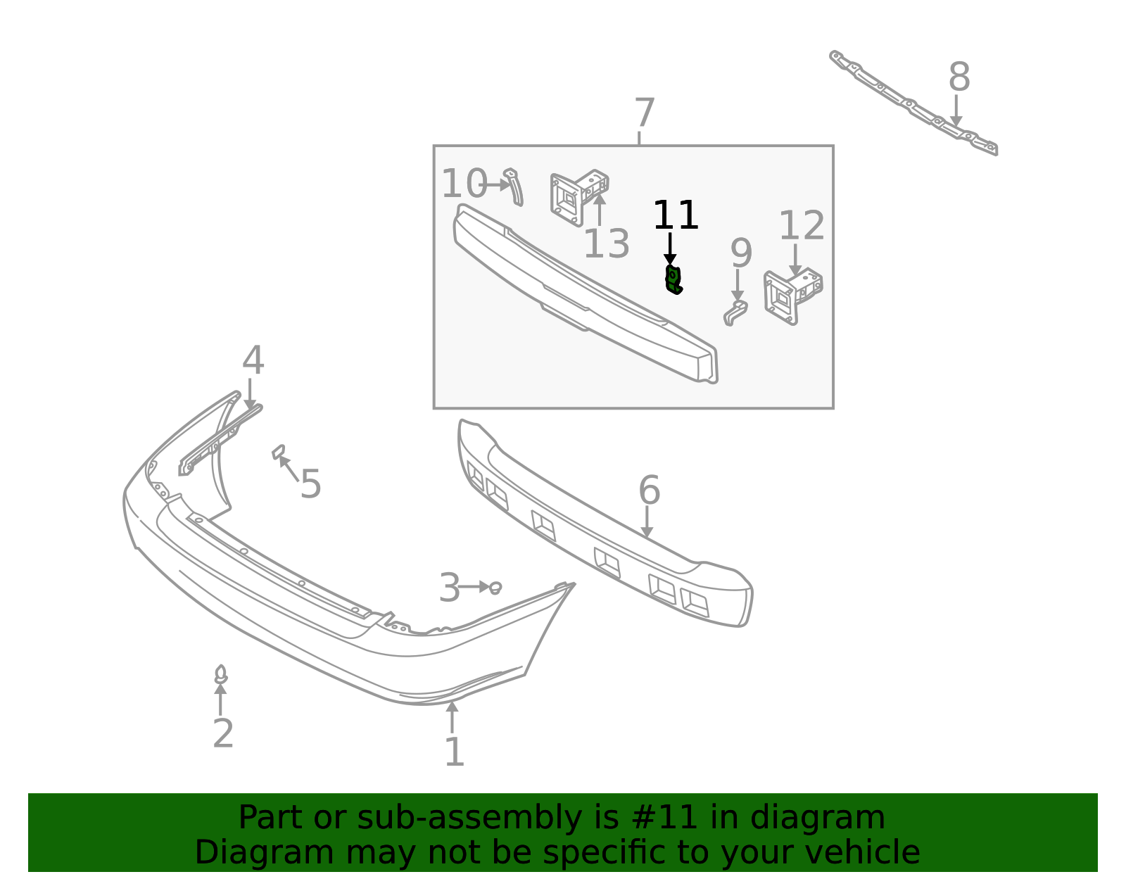 86635-3C000 - Lower Bracket 2001-2006 Kia Optima | Kia.Parts Store