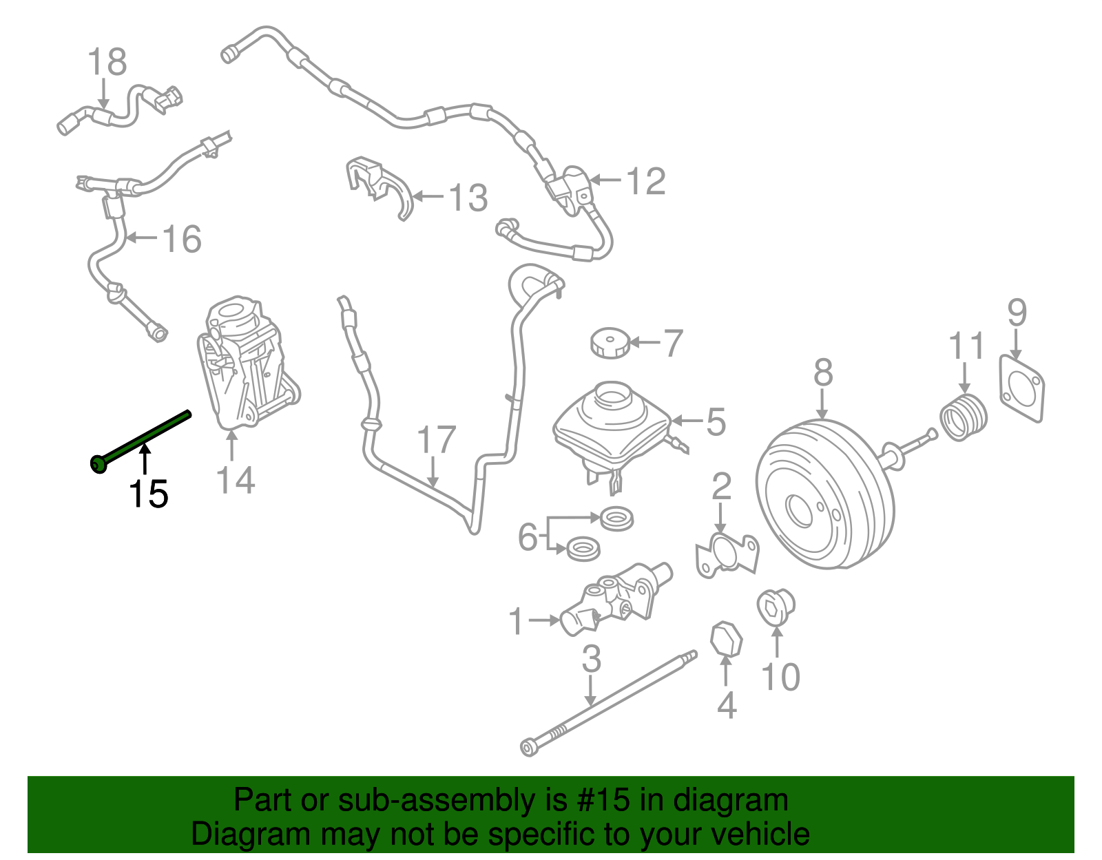 2012-2016 Porsche Panamera Vacuum Pump Bolt N-107-481-01 | OEM Euro Parts
