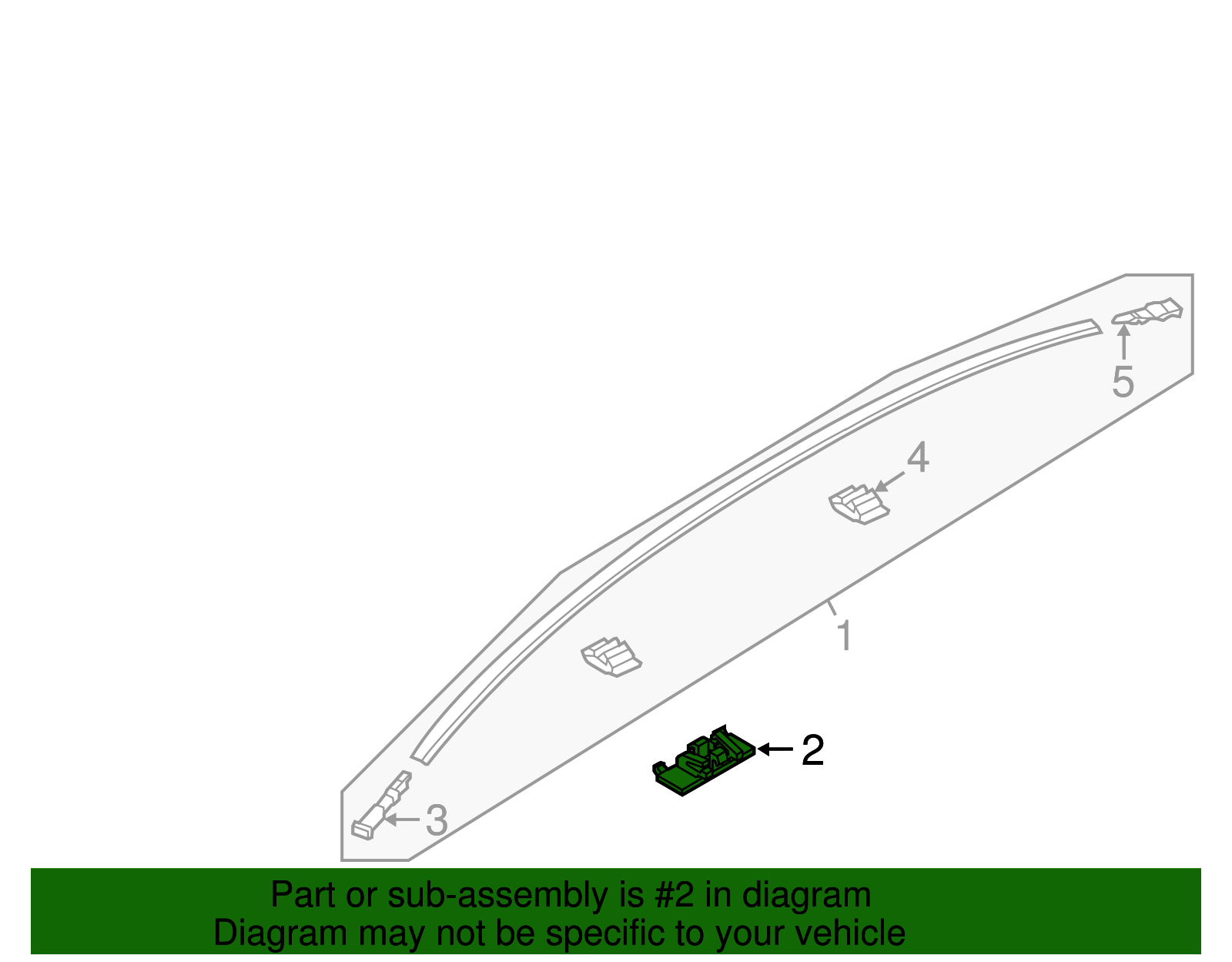 2004-2025 Mazda Roof Molding Clip GJYA-50-629A | OEM Parts Online