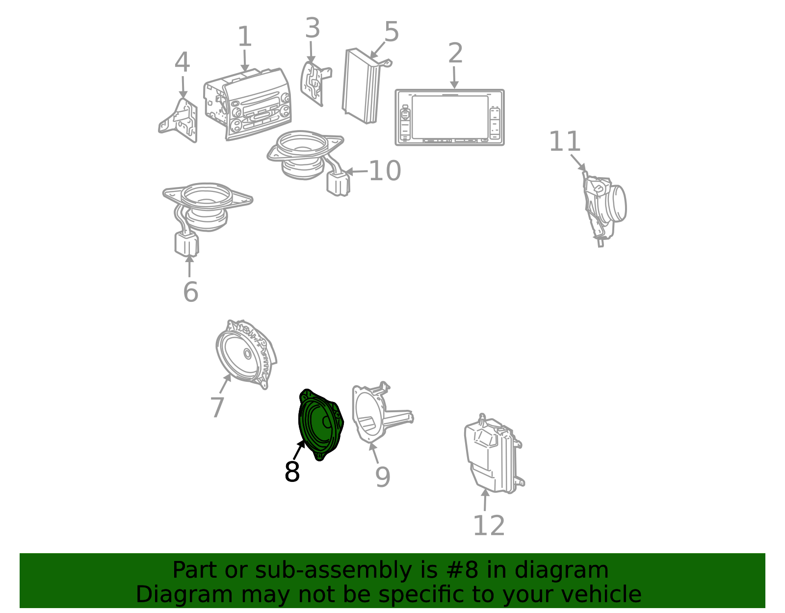 OEM Speaker 86160-AE030 - Restore Crisp Sound Quality | AutoNation Parts