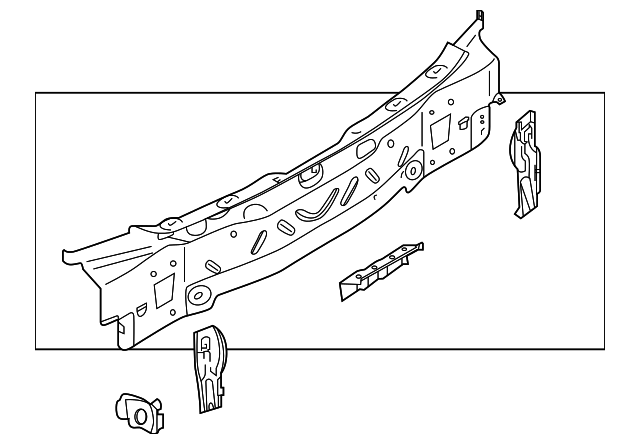 2018-2024 Volkswagen Tiguan Rear Body Panel 5NL-813-301 | vwpartscenter