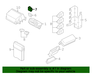 2007-2025 Nissan Fusible Link 24370-C9904 | Nissan Parts Central