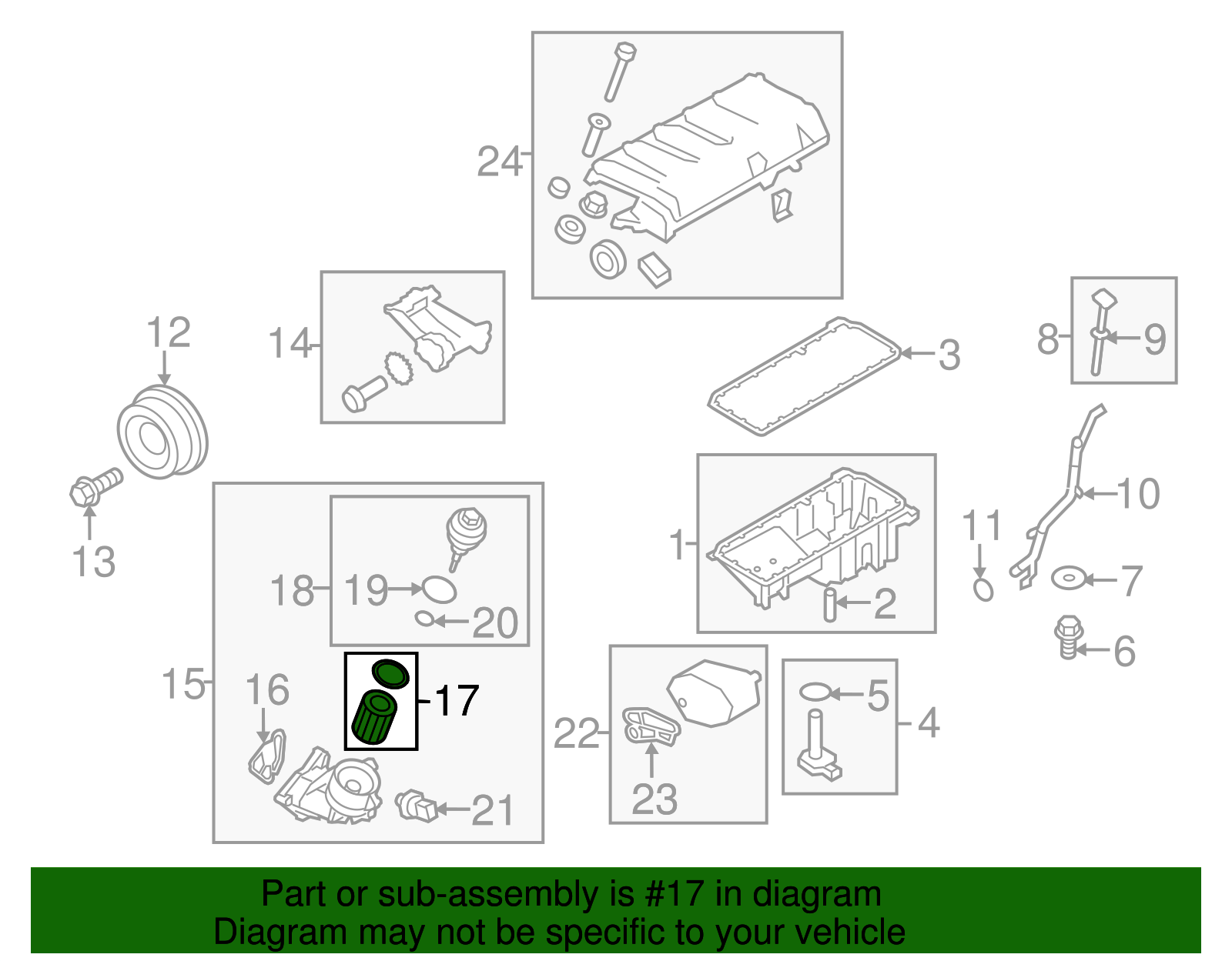 11427788460 - 2009-2013 BMW Filter Element (11-42-7-788-460) | BMW of ...