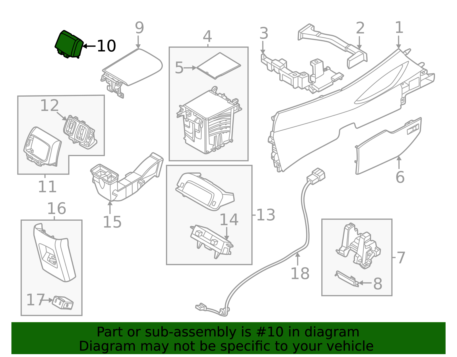 2025 Hyundai Tucson Rear Cover 846R0-CW010-MMH | QuirkParts