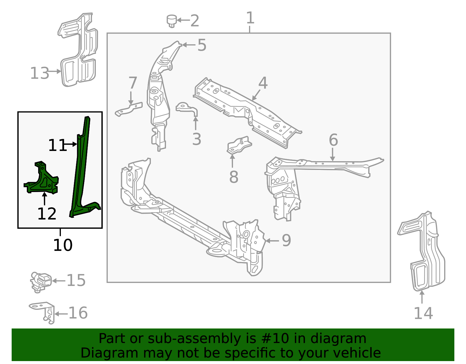 53208-02170 - High-Quality Hood Latch Support for 2014-2016 Toyota ...