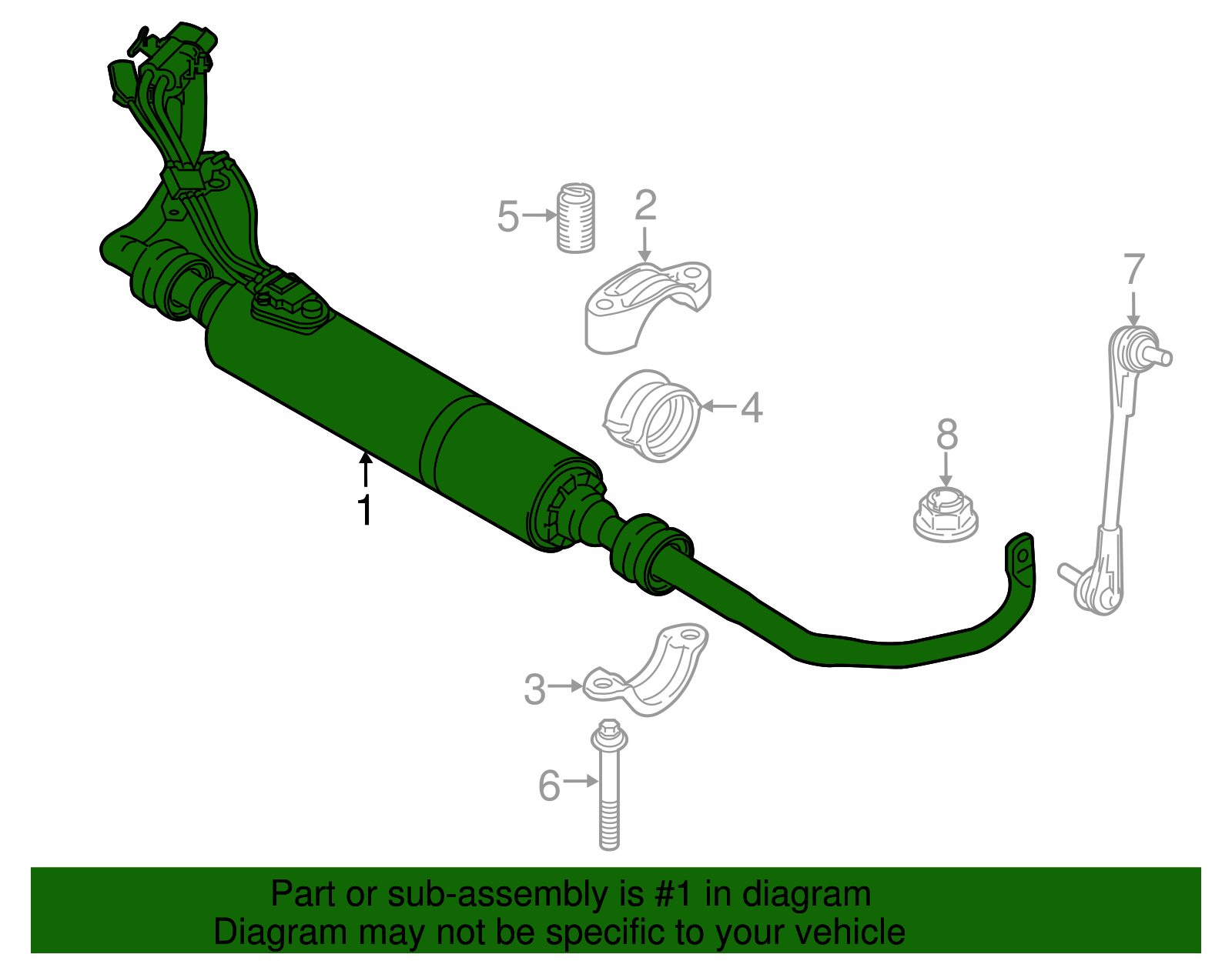 37106899784 - 2017-2025 BMW Stabilizer Bar (37-10-6-899-784) | BMW of ...