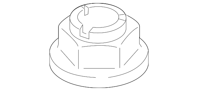 37106789678 - Hex Nut With Flange 889520 2007-2025 BMW | Genuine BMW Parts