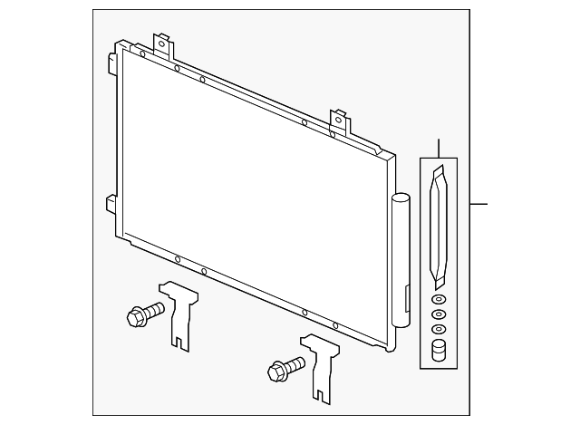 2019-2025 Acura RDX Condenser Assembly 80100-TJB-A01 | Honda Acura Online