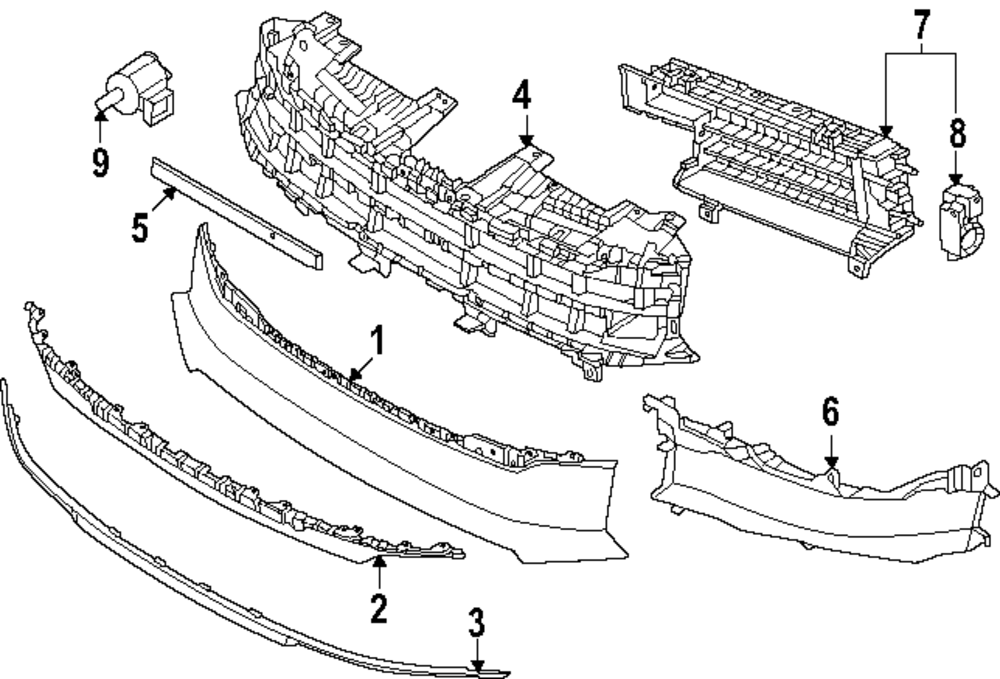 86351-DO000 - Grille Assembly 2024-2025 Kia EV9 | Kia.Parts Store