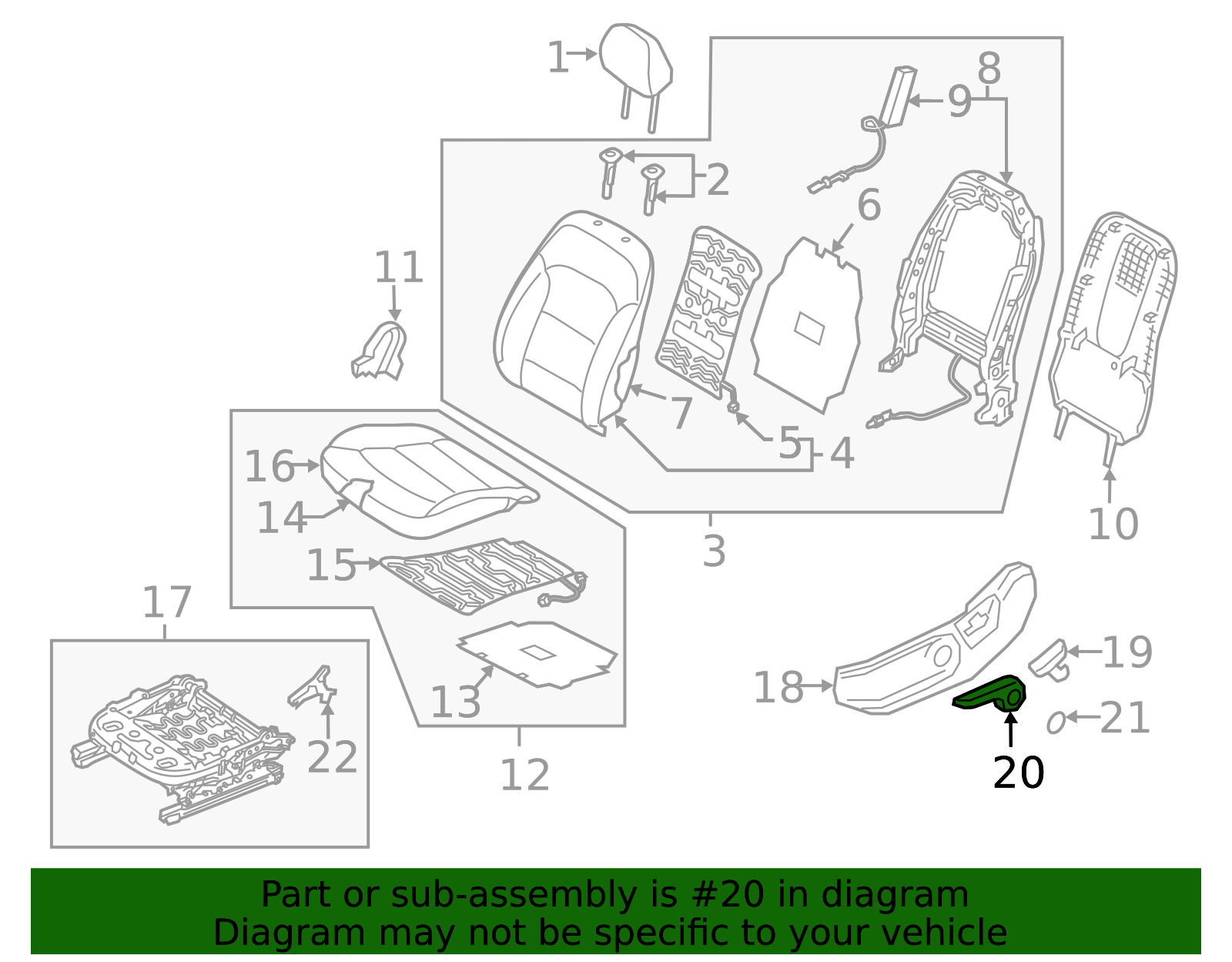 88195-F2000-TRY - High-Quality Seat Height Adjuster Handle for 2019 ...