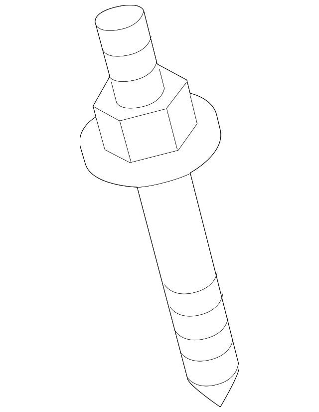 Genuine OEM Ford Part - Shield Bolt W717354-S442 | Genuine OEM Ford ...