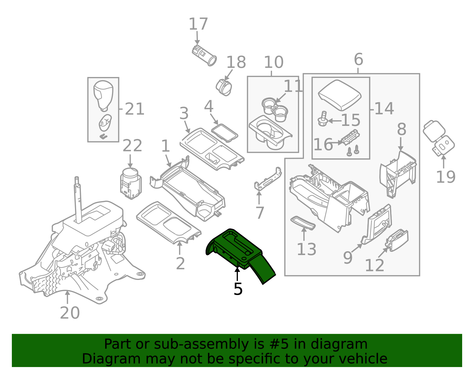 2005-2019 Nissan Frontier 2005-2019 Nissan Frontier - Shift Panel 96940 ...