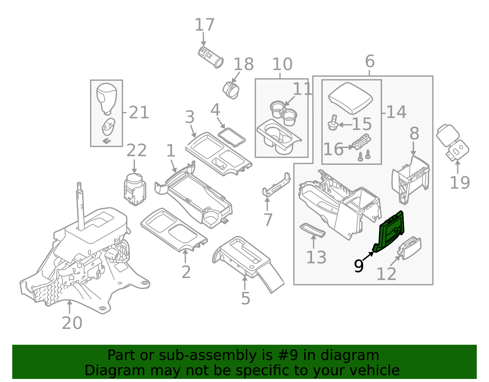 96930-EA062 - Rear Trim Official Nissan Parts Store
