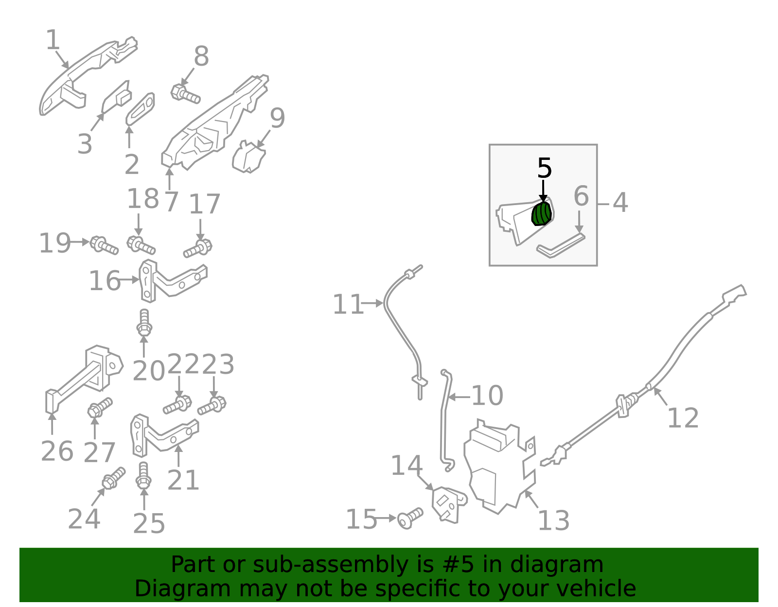 31462089 - Lock Cylinder Assembly Cylinder 2019-2025 Volvo | OEM Euro Parts