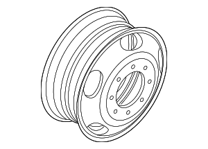 6C3Z-1007-C - Wheel, Alloy - 2005-2016 Ford | Lasco Auto Parts