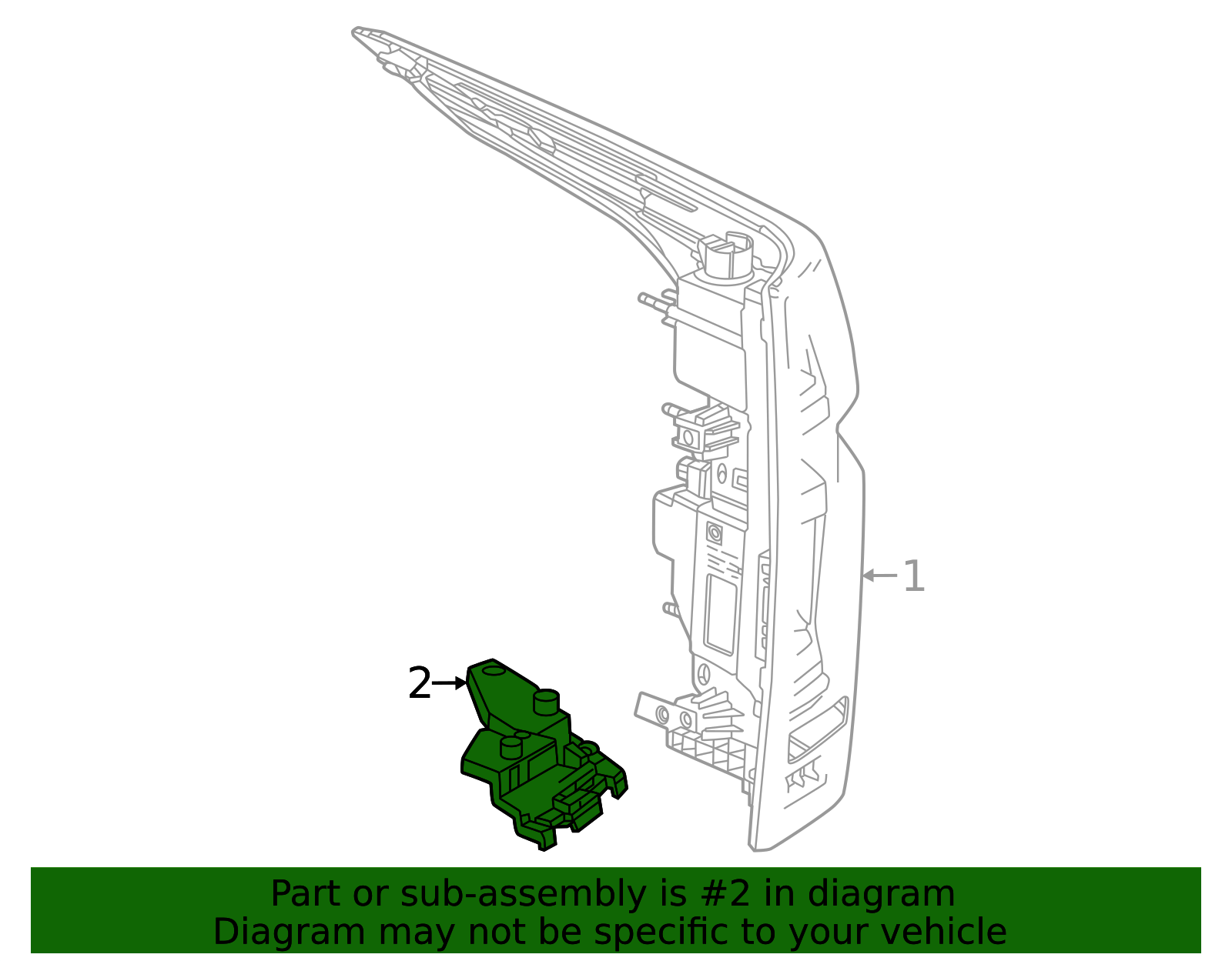 2024-2026 Chevrolet Silverado EV Bracket 86512630 GM | GMPartsDirect.com