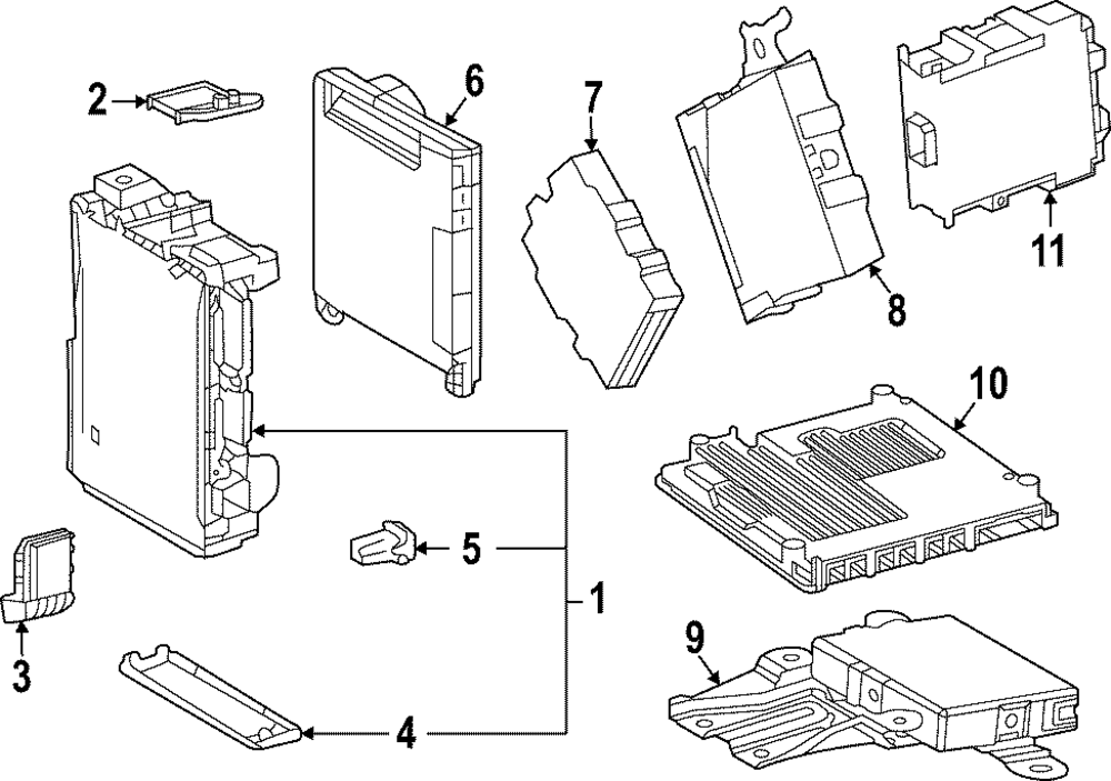 2023-2024 Toyota bZ4X Control Module 86792-42311 | Toyota Parts Center
