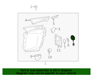 92140-H8000 - Dust Cap 2019-2026 Kia | Kia.Parts Store