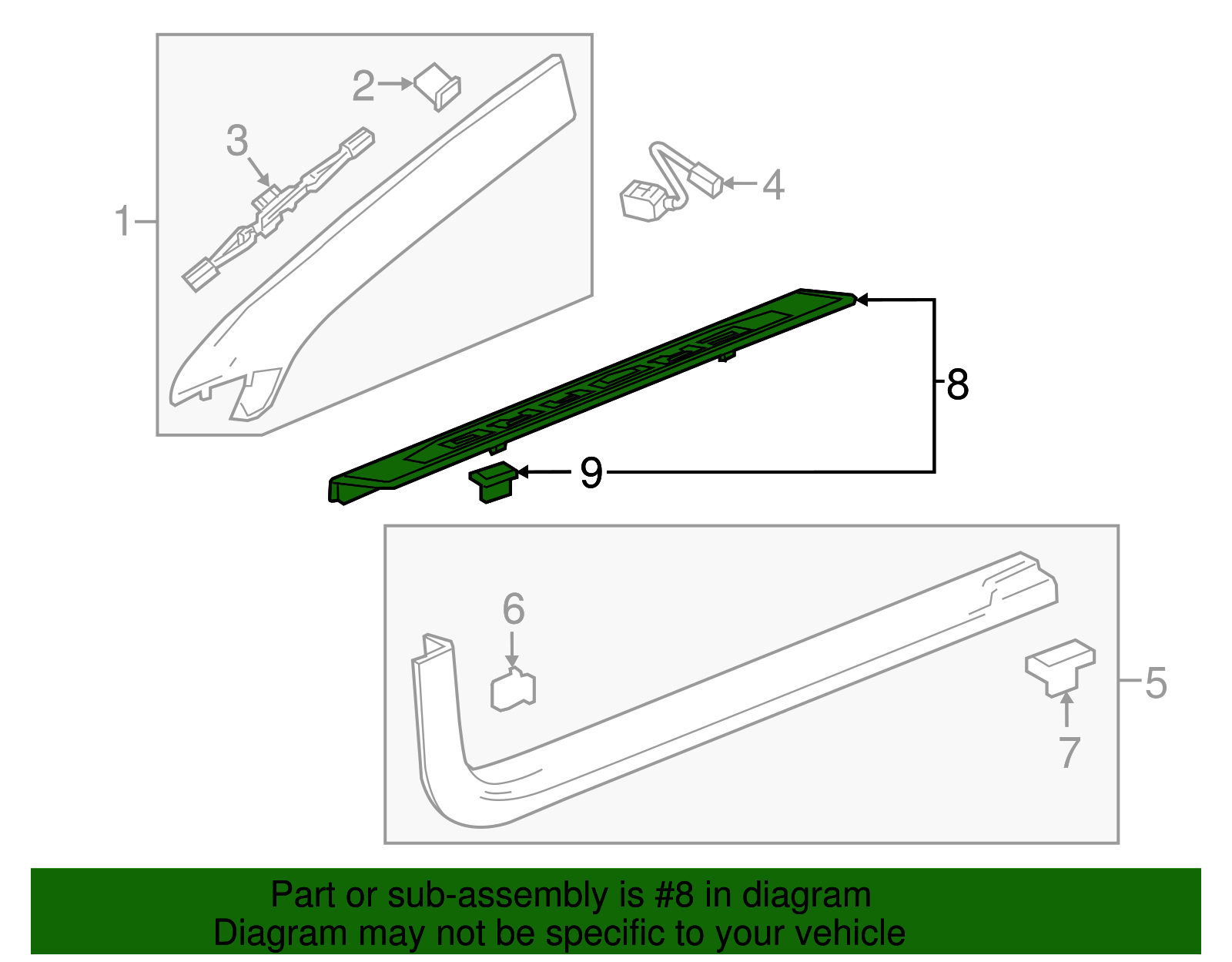 84124304 - 2016-2024 Chevrolet Camaro - Front Side Door Sill Trim Plate ...