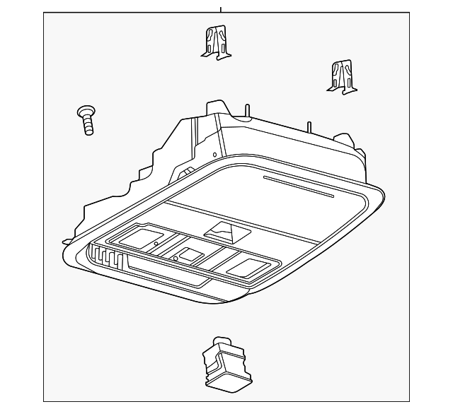 2020-2024 Lincoln Aviator Overhead Console LC5Z-78519A70-AR | Ford OEM ...