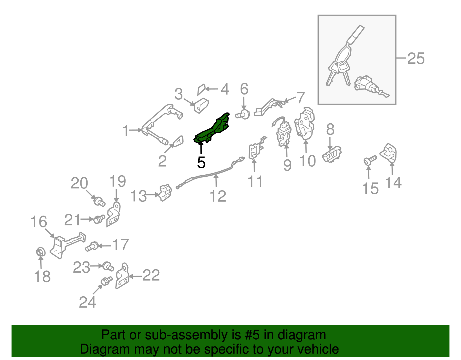 82655-2M210 - Handle Base - 2011-2016 Hyundai Genesis Coupe | World OEM ...