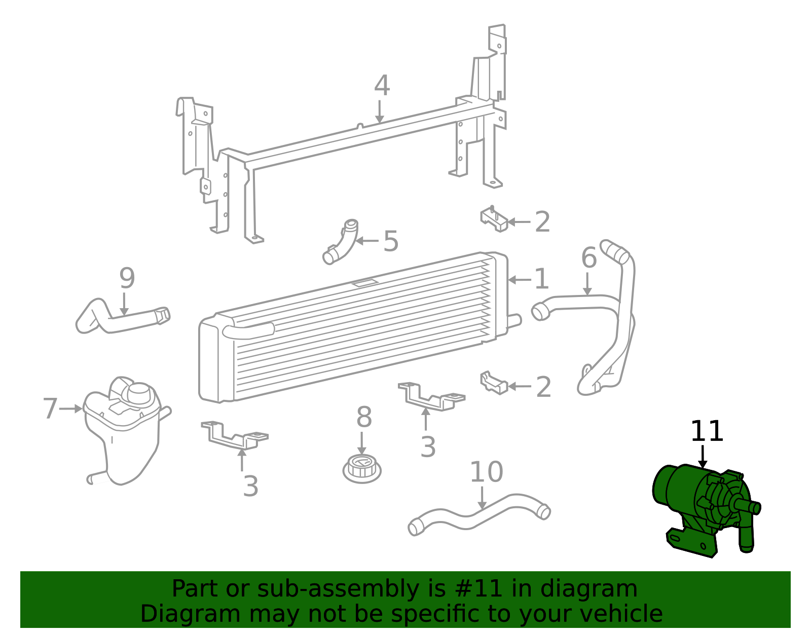 2007-2012 Ford Mustang Auxiliary Pump 7R3Z-8501-B | OEM Parts Online