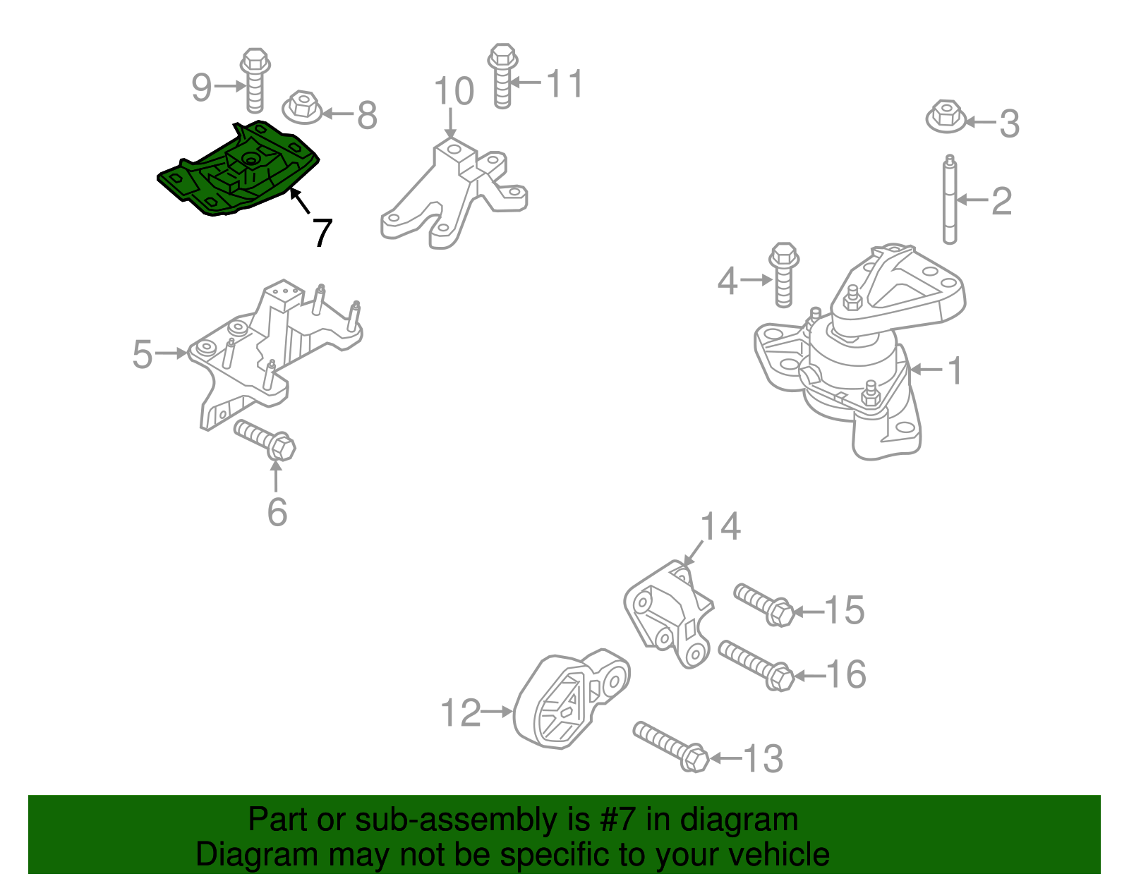 2012-2019 Ford Explorer Upper Plate FB5Z-6038-E | GetOEMParts.com