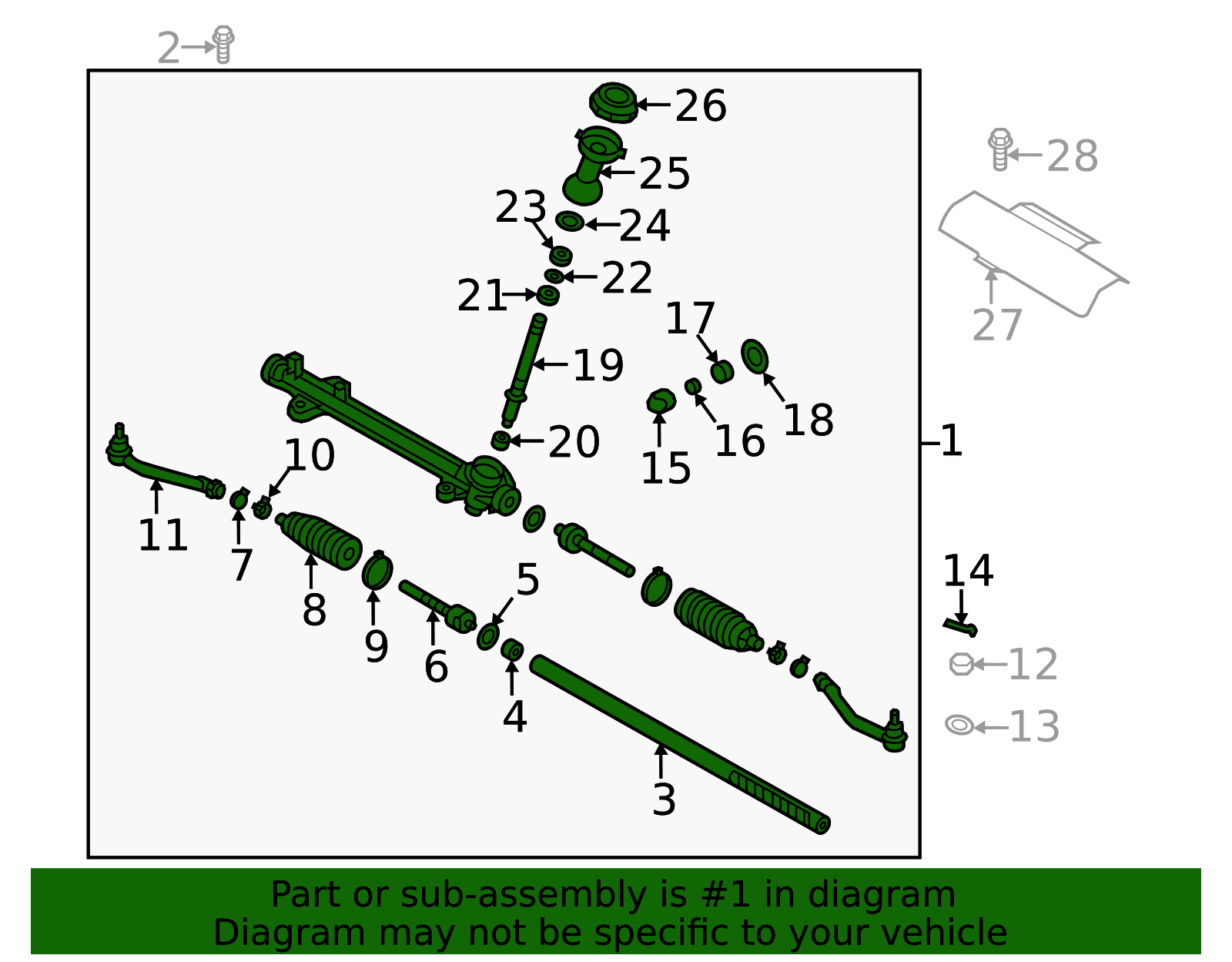 2021-2023 Hyundai Santa Fe Rack And Pinion Assembly 56500-S2500 | OEM ...