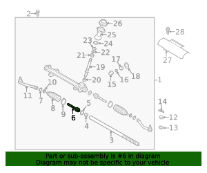 2019-2023 Hyundai Inner Tie Rod 57726-S2000 | OEM Parts Online