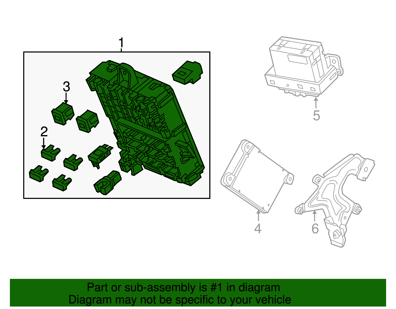 Honda Fuse Box Assembly - OEM Circuit Hub - Part #38200-TM8-A03 ...