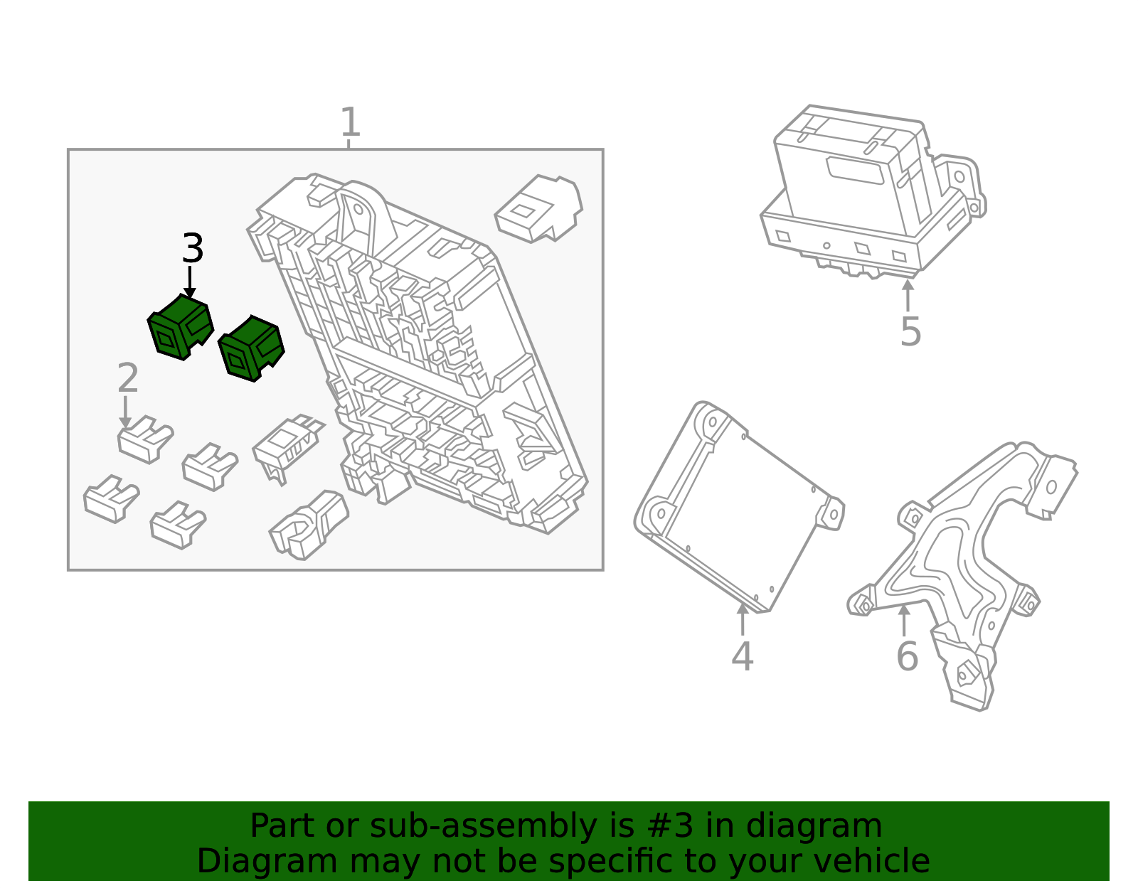 38232-TM8-A01 - 2010-2014 Honda Insight - Fuse B Multi Block (30A/50A ...