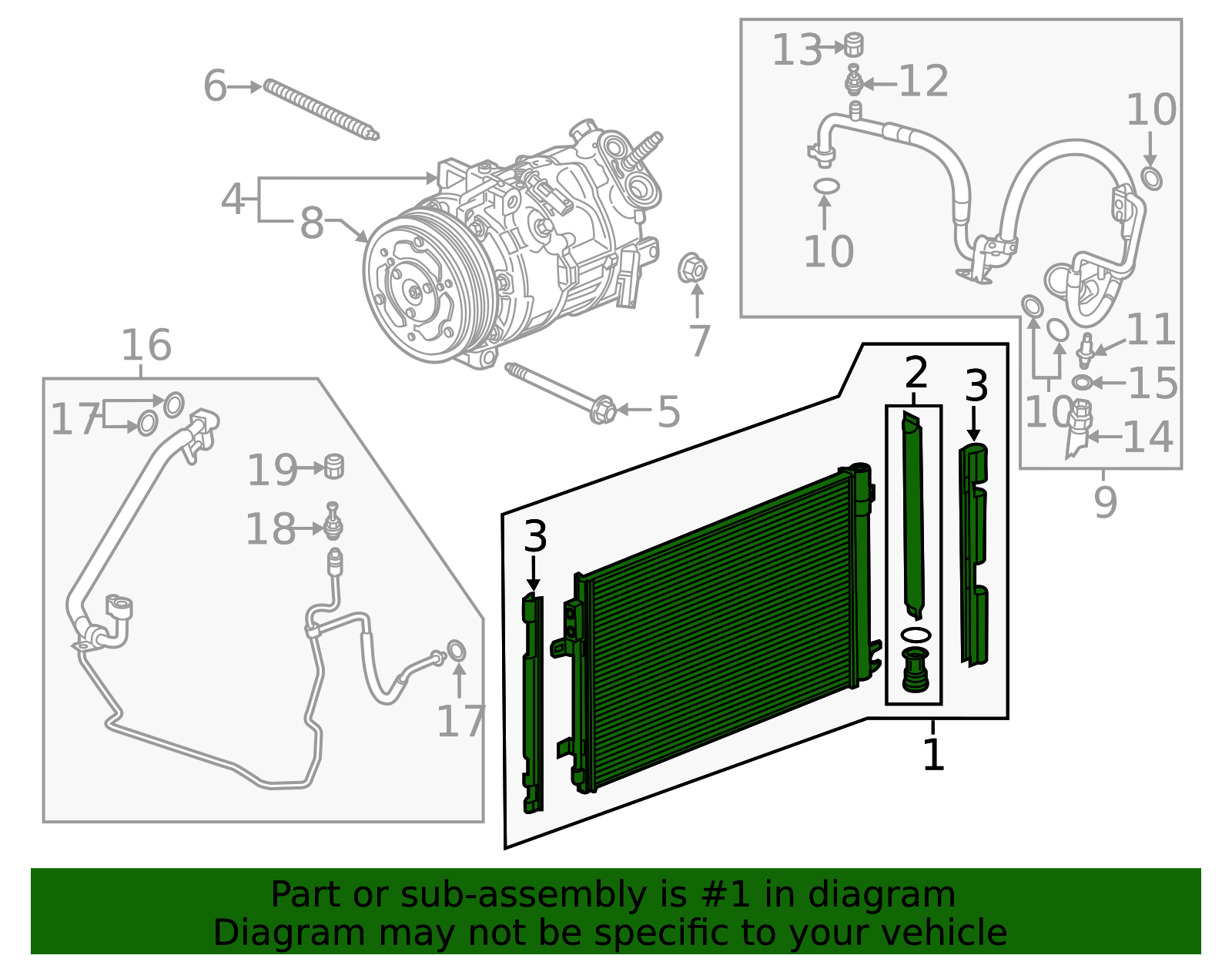 2019-2025 GM Air Conditioning Condenser 84752387 | Shop Matick Parts