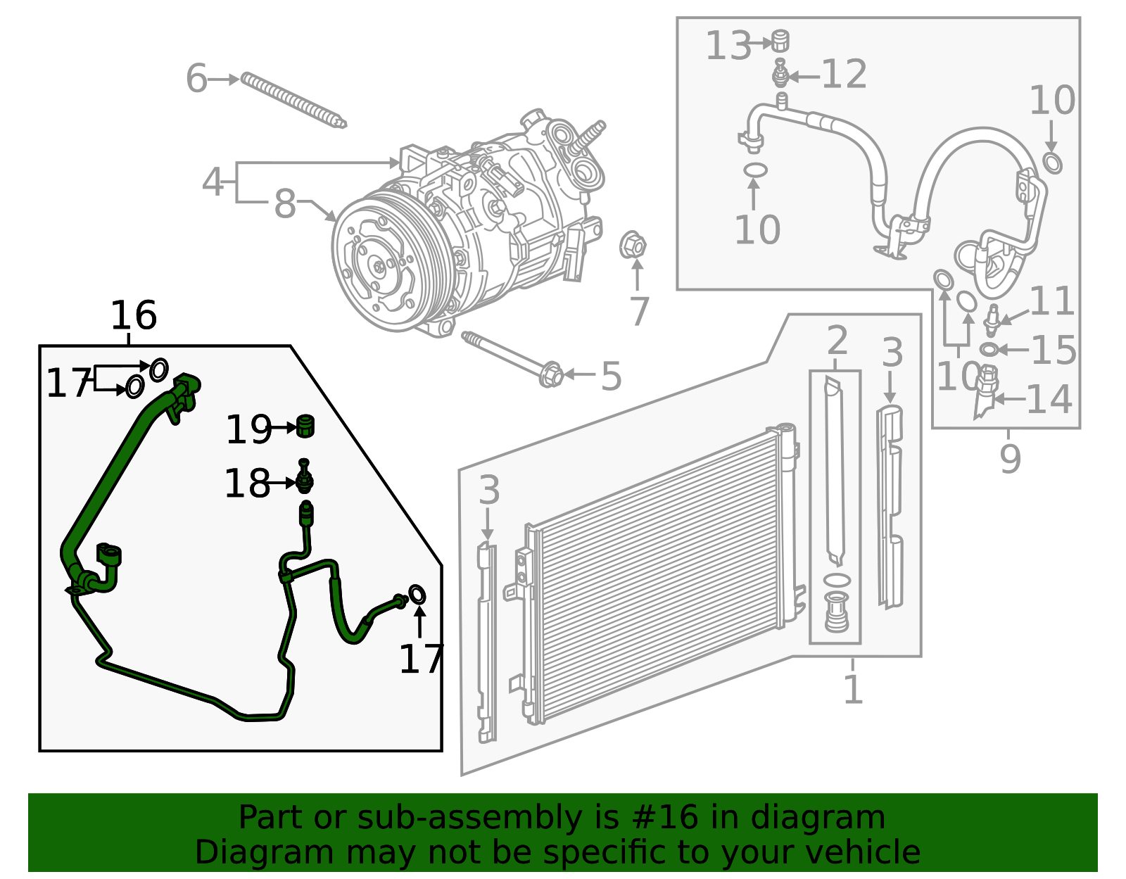 87815374 - 2019-2024 Cadillac XT4 - Air Conditioning Condenser and ...