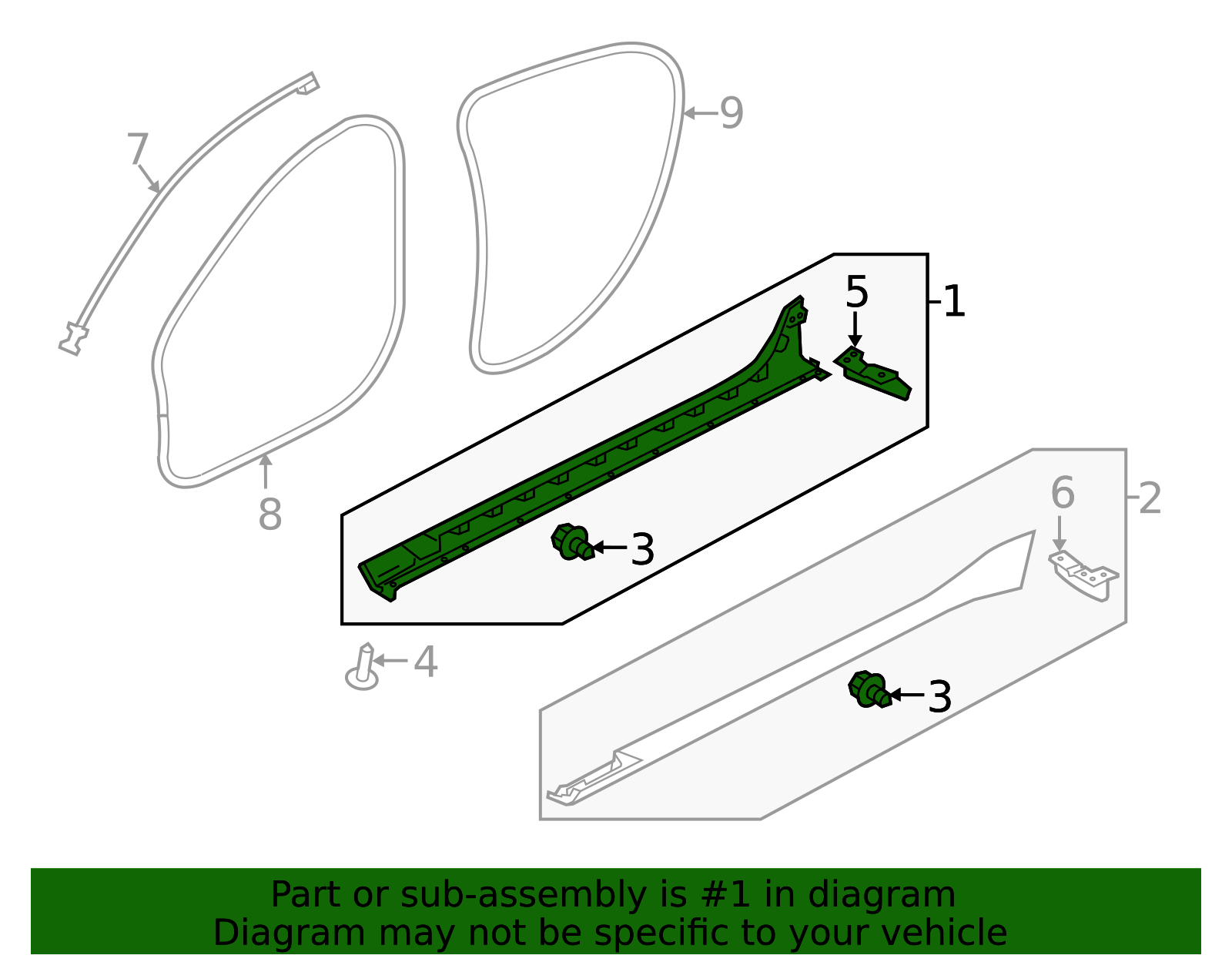 2017-2020 Jaguar XE Rocker Molding T4N18959LML | JaguarParts.com