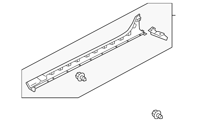 2017-2020 Jaguar XE Rocker Molding T4N18959LML | JaguarParts.com