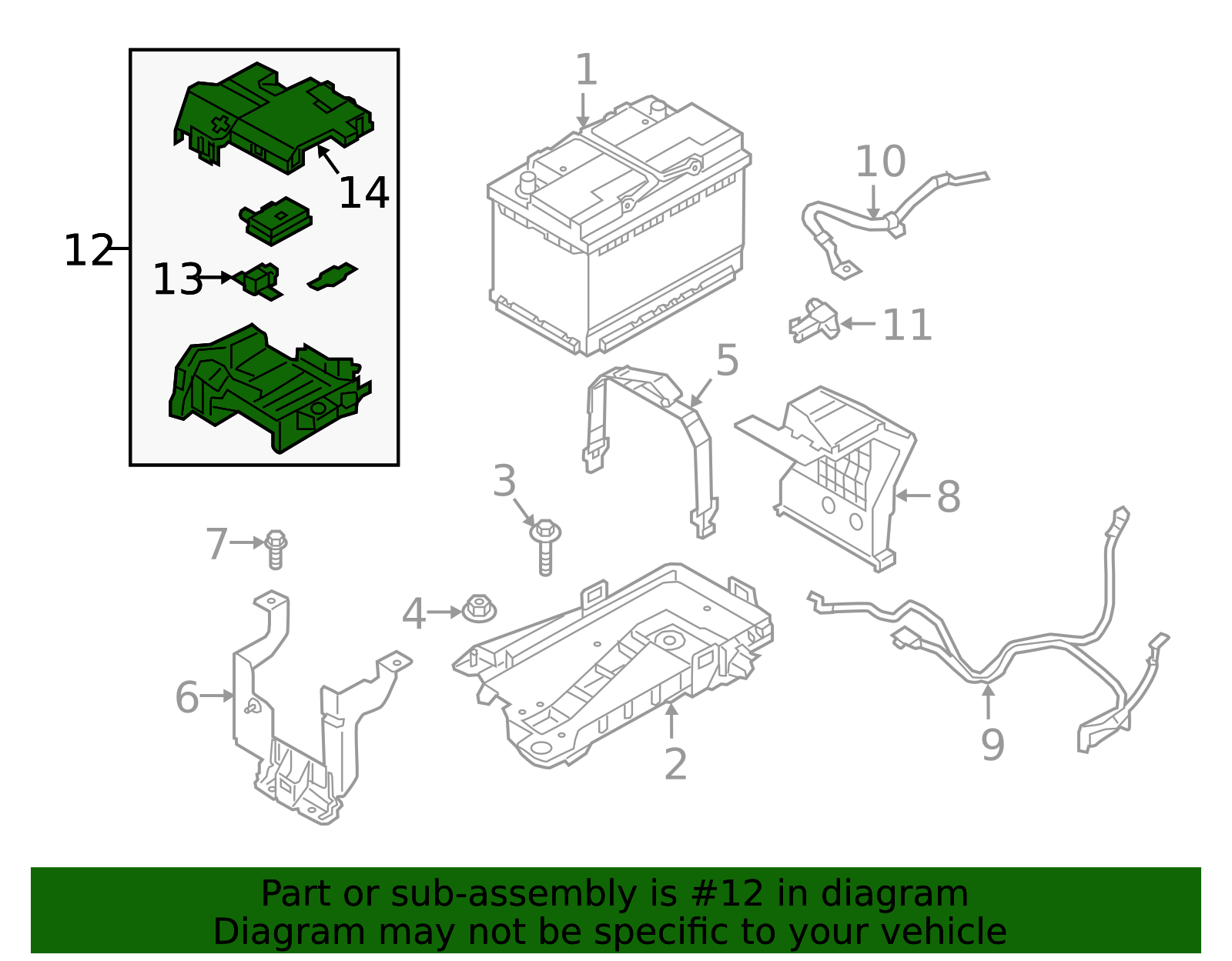 2019-2025 Volvo XC40 Fuse Box 32331860 | TascaParts.com