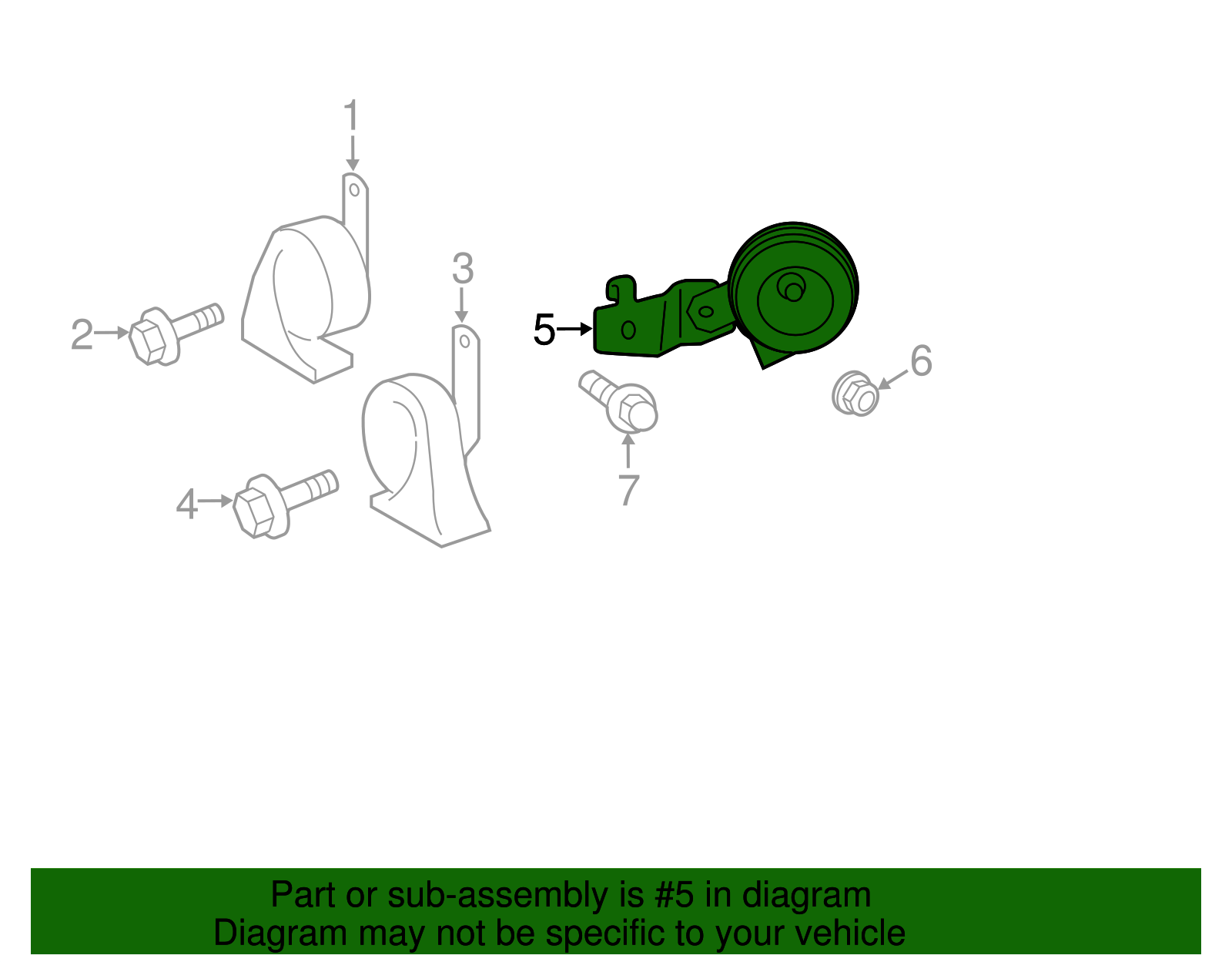 86560-33050 - 2013-2018 Lexus ES300h - Alarm Horn | My L Parts