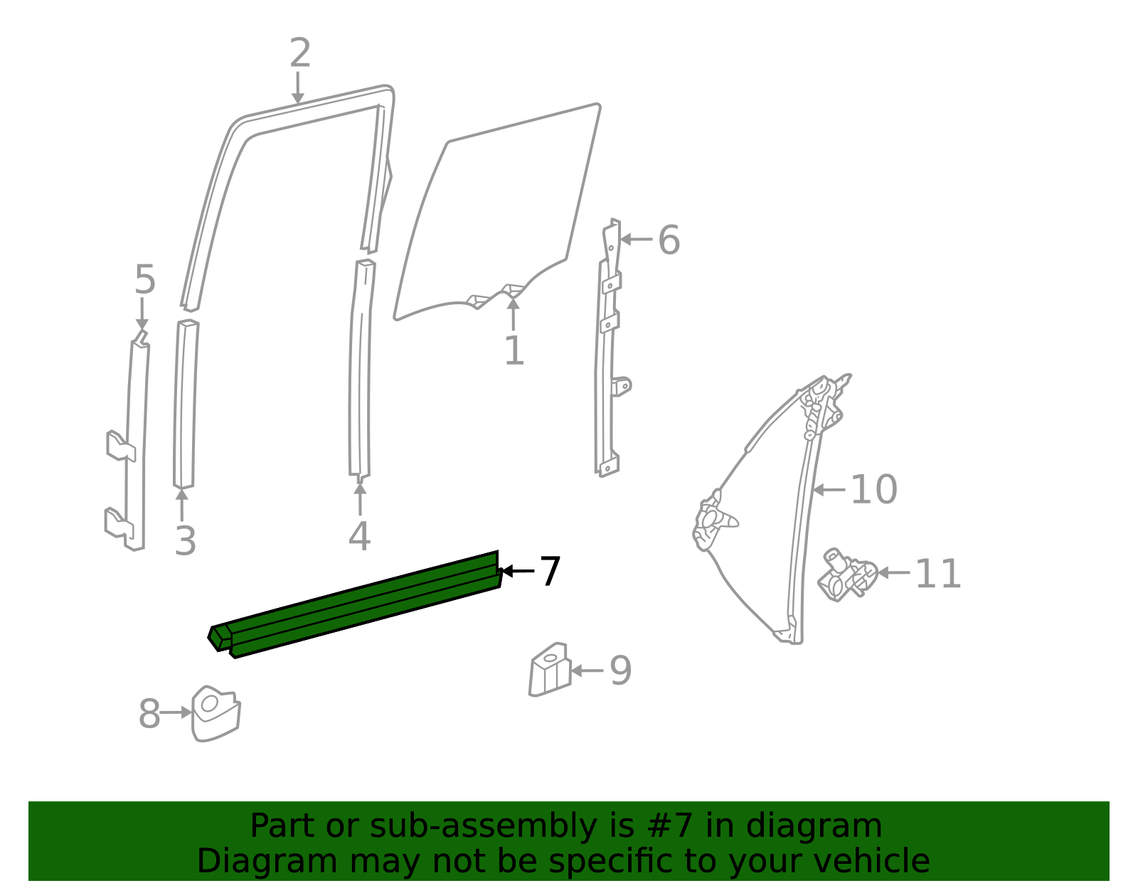 Window Channel - Smooth Window Travel | AutoNation Parts